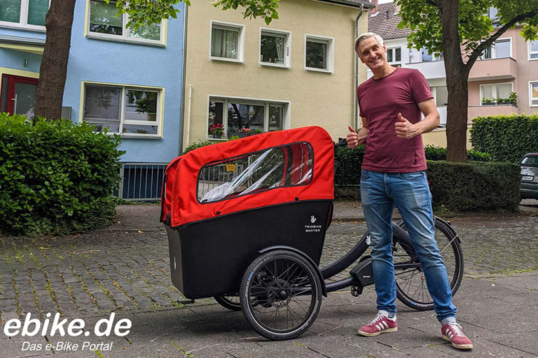 Das Triobike boxter e im Test - ebike.de